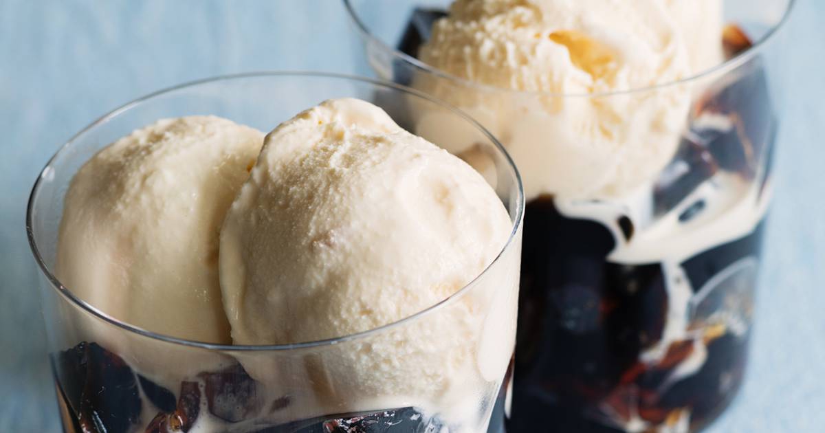 Coffee Jelly with Vanilla Ice Cream｜MUJI