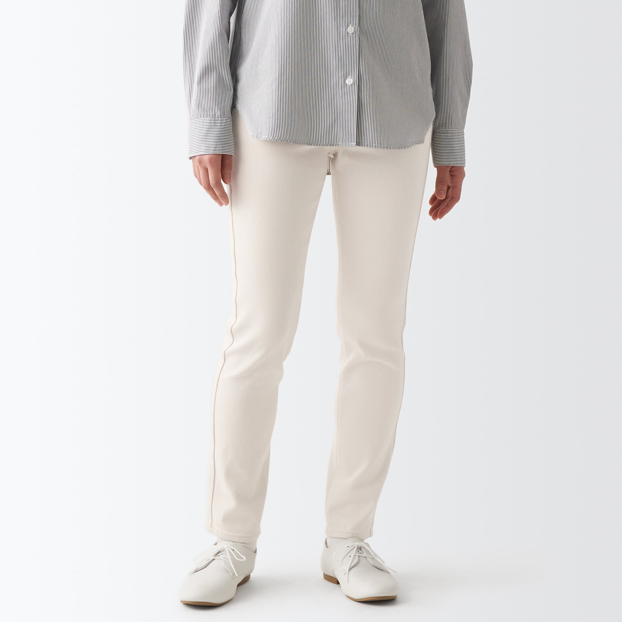 ストレッチデニムスリムパンツ 股下70 生成 | 無印良品