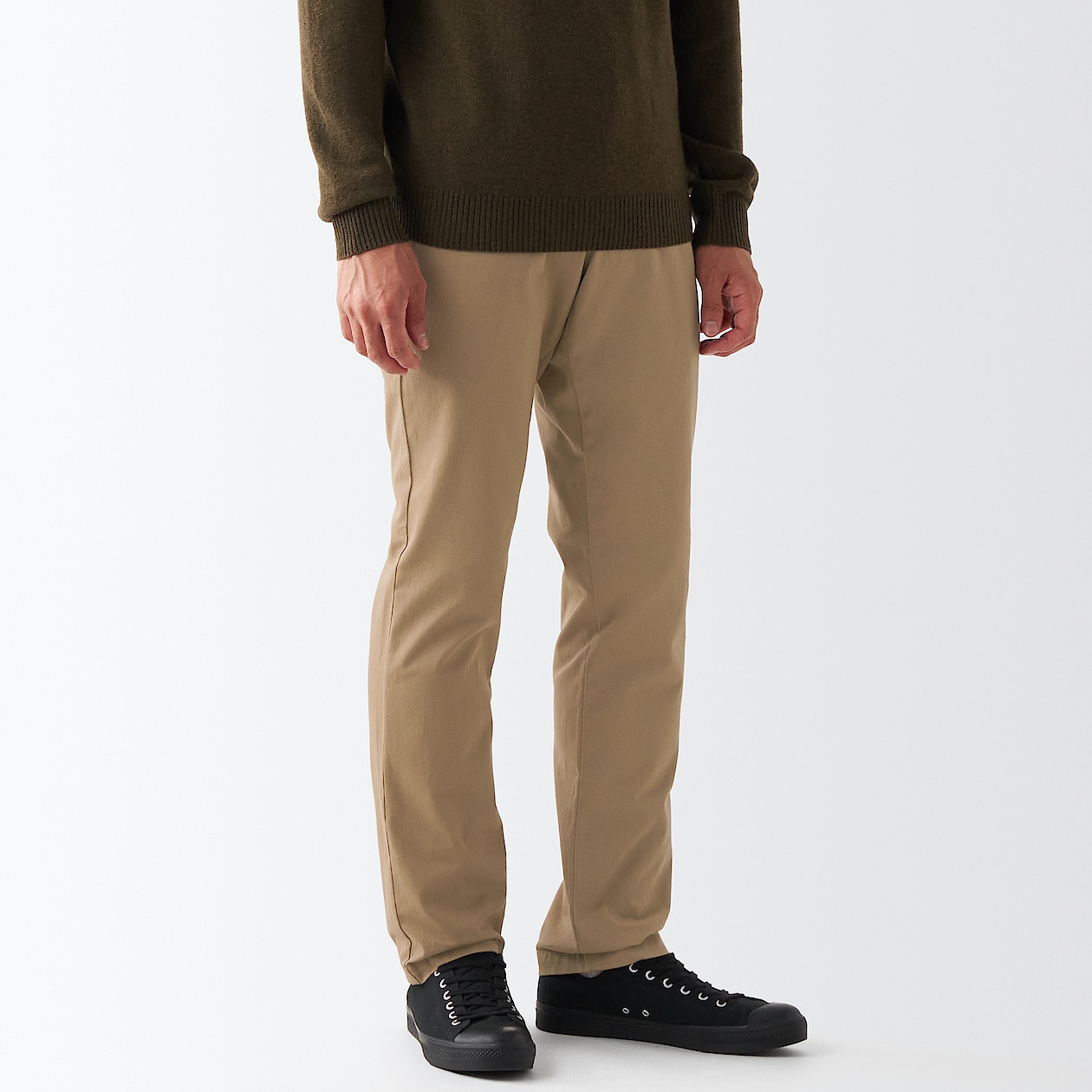 縦横ストレッチチノスリムパンツ股下85cm | 無印良品