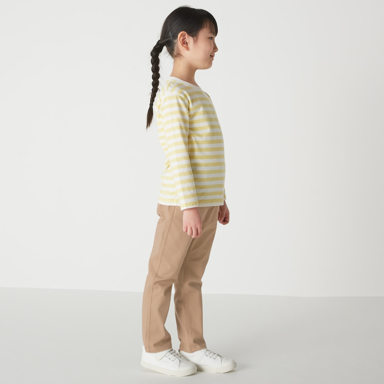 ストレッチチノマチ付きテーパードパンツ（キッズ） | 無印良品