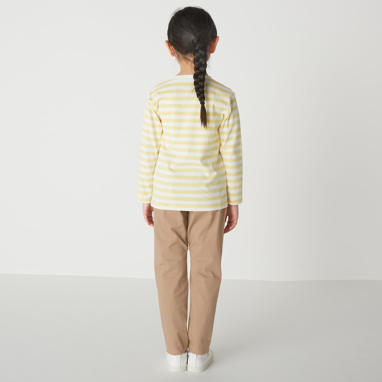 ストレッチチノマチ付きテーパードパンツ（キッズ） | 無印良品