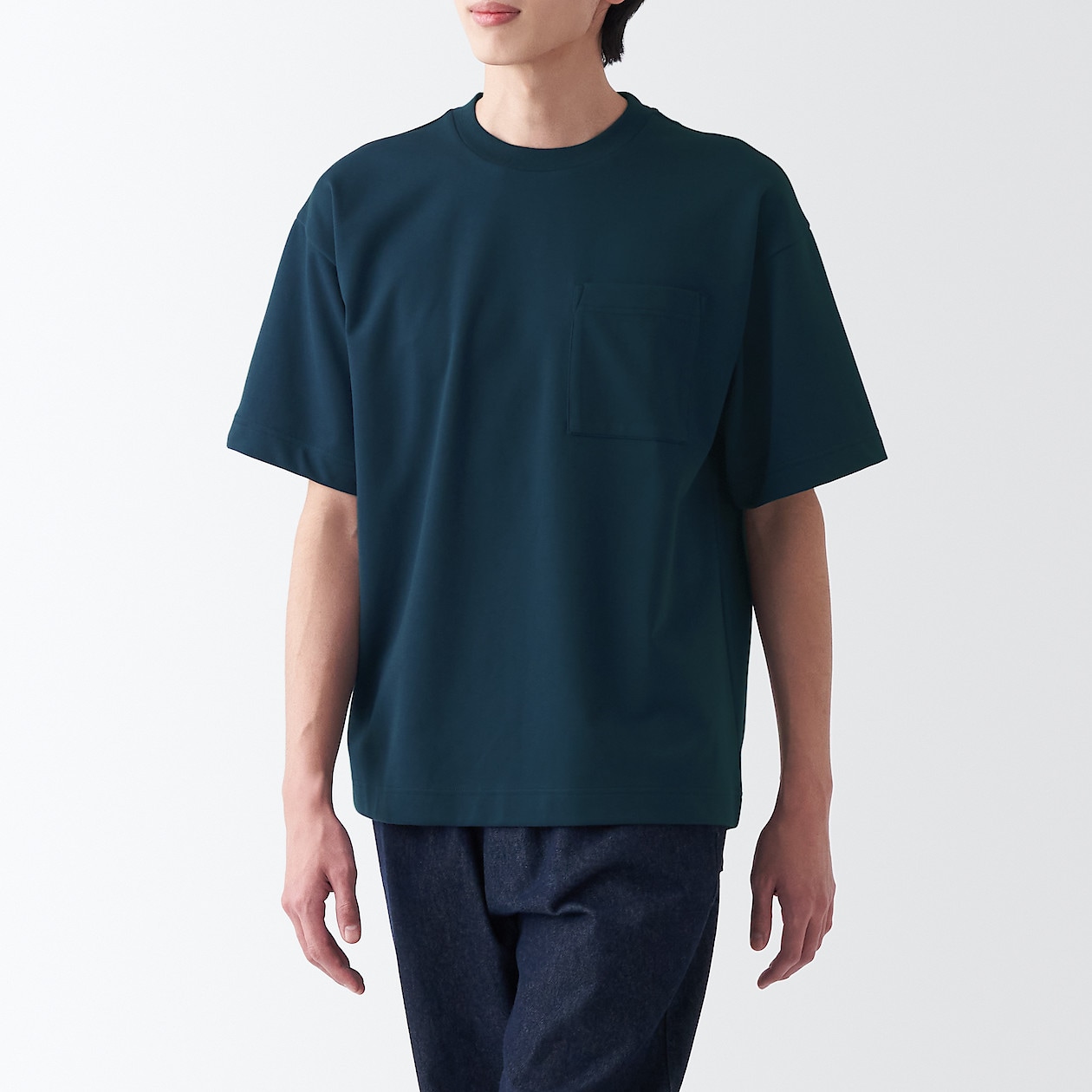 涼感UVカットワイド半袖Tシャツ | 無印良品