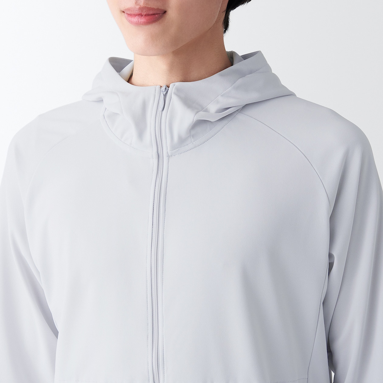 【MUJIWALKER】UVカット乾きやすいジップパーカー | 無印良品