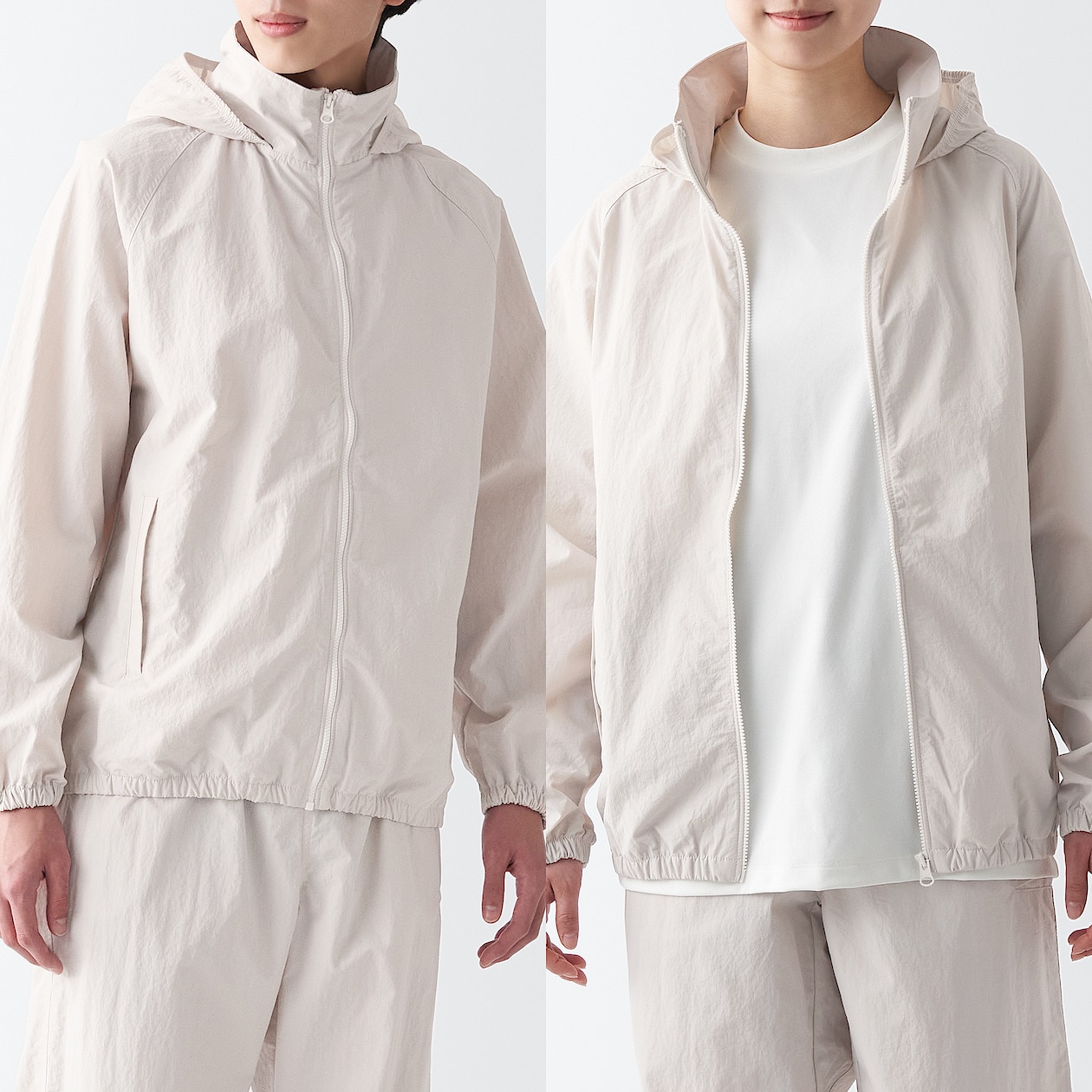 【MUJIWALKER】撥水ナイロンウィンドブレーカー | 無印良品