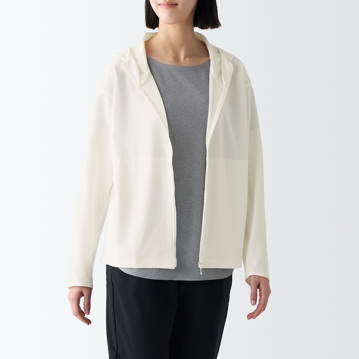 【MUJIWALKER】UVカット乾きやすいジップパーカー | 無印良品