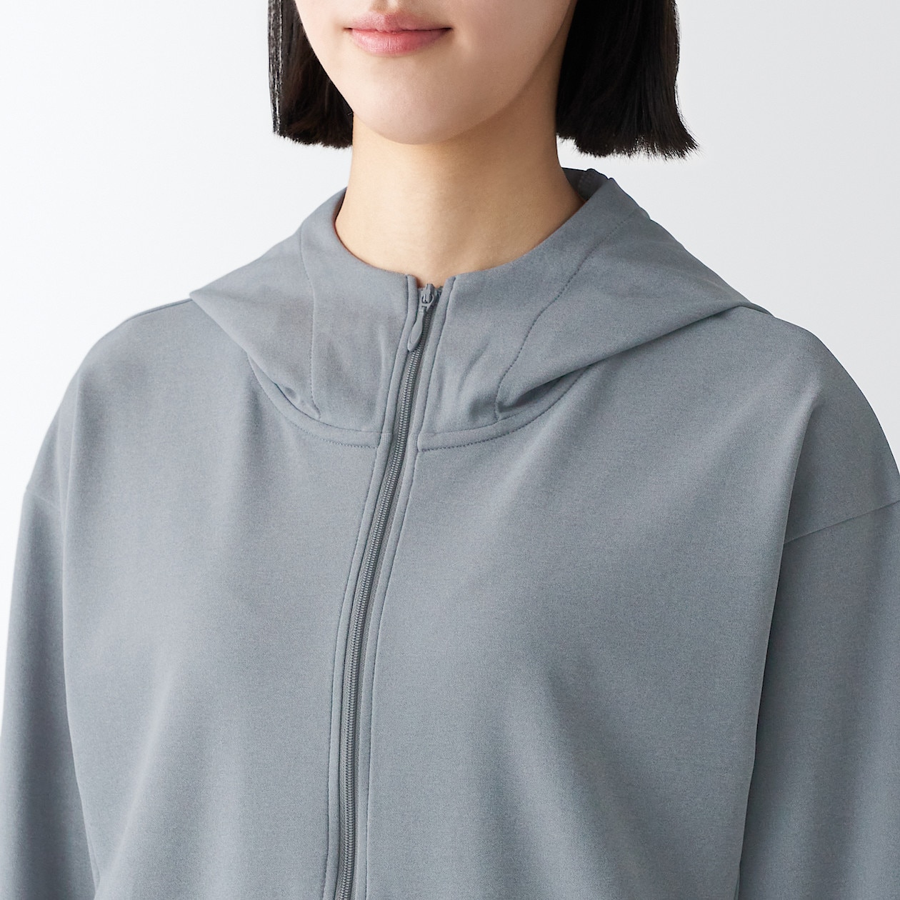 【MUJIWALKER】UVカット乾きやすいジップパーカー | 無印良品