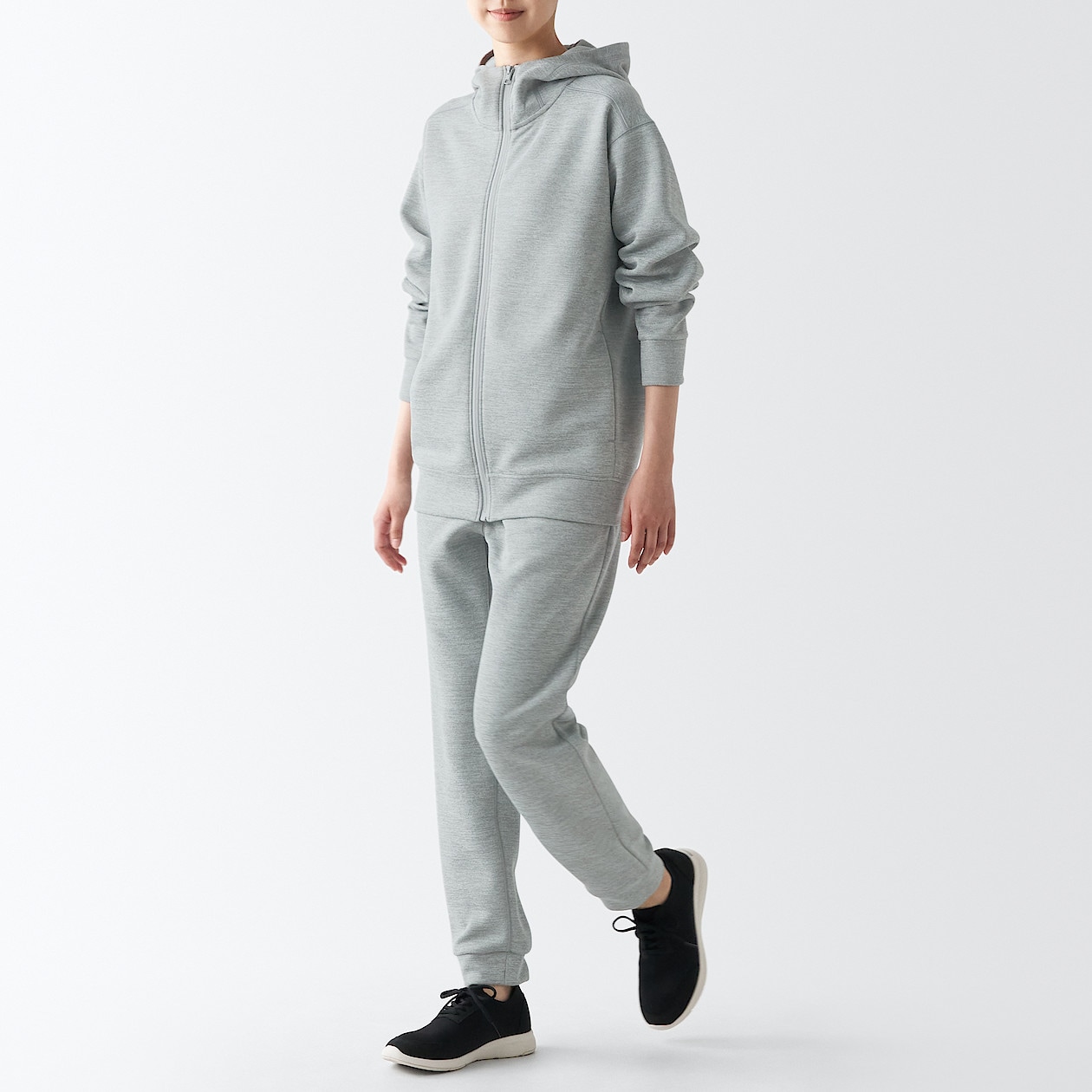 【MUJIWALKER】UVカット乾きやすいスウェットフルジップパーカ | 無印良品