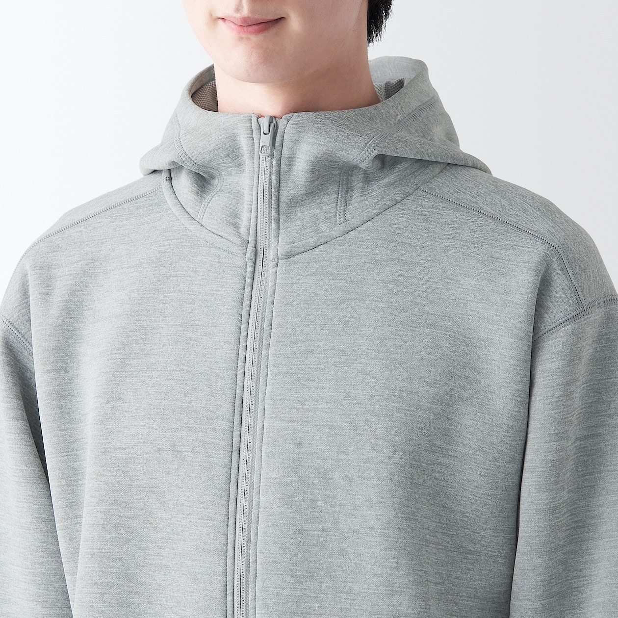 【MUJIWALKER】UVカット乾きやすいスウェットフルジップパーカ | 無印良品