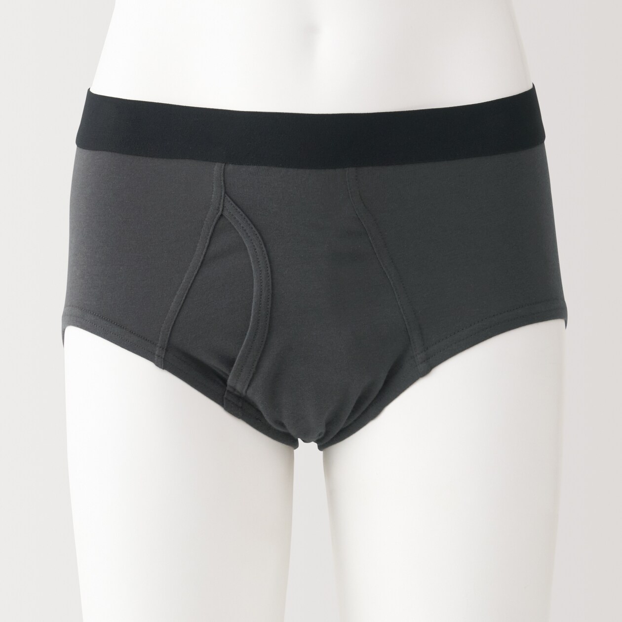 紳士 【海外限定】ストレッチ 天竺編み前開きブリーフ | 無印良品