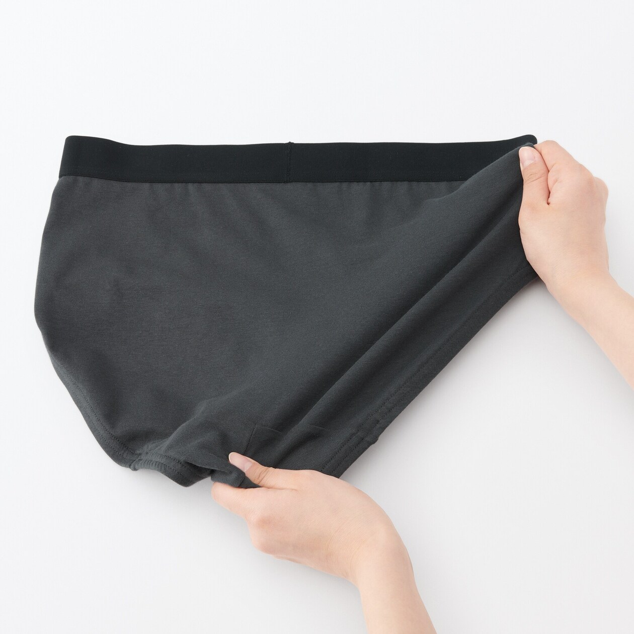 紳士 【海外限定】ストレッチ 天竺編み前開きブリーフ | 無印良品