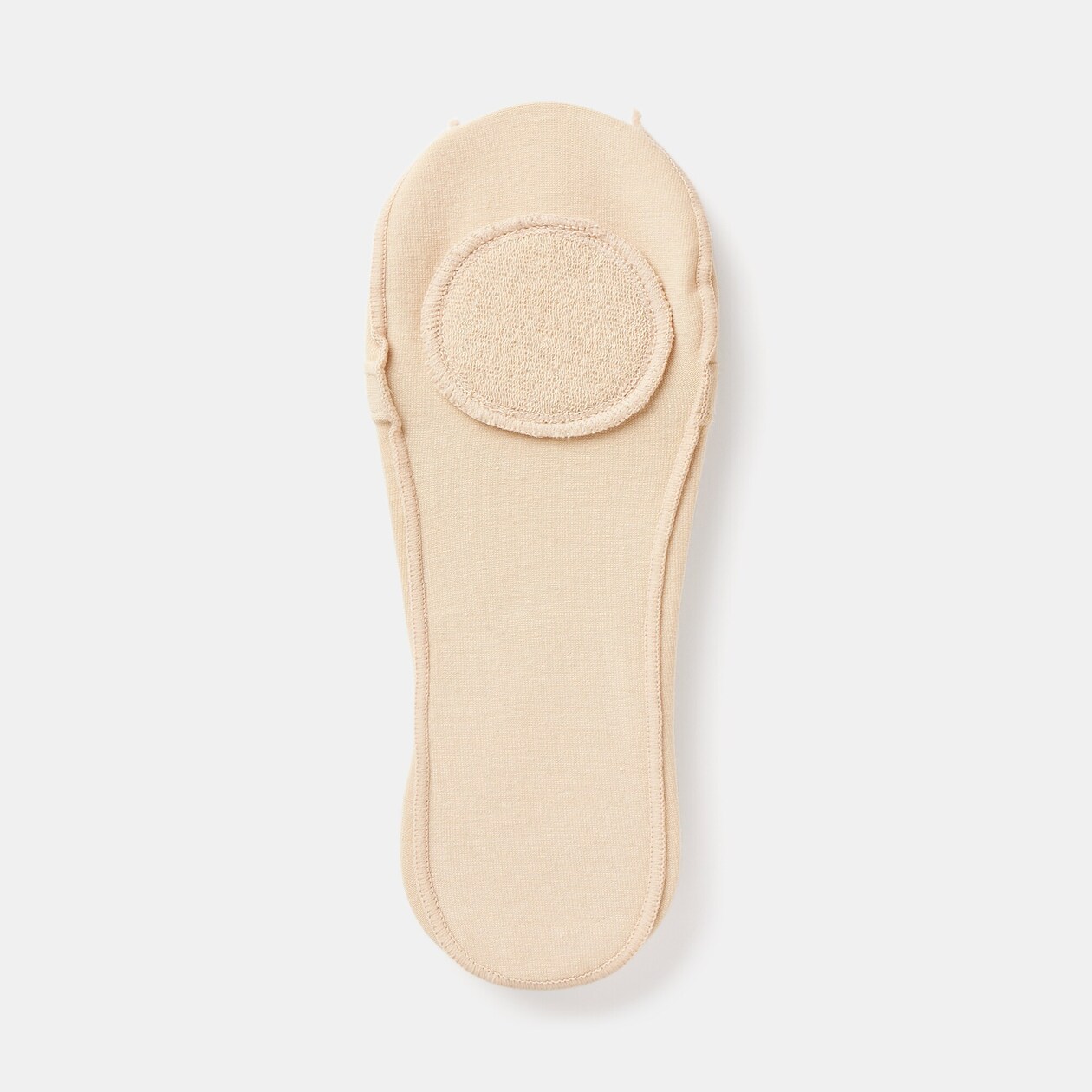 婦人 つま先に縫い目のない クッション付 深履きフットカバー（かかと滑り止め付） | 無印良品