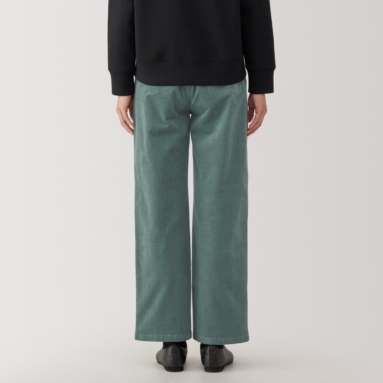 婦人 ストレッチコーデュロイイージーストレートパンツ | 無印良品