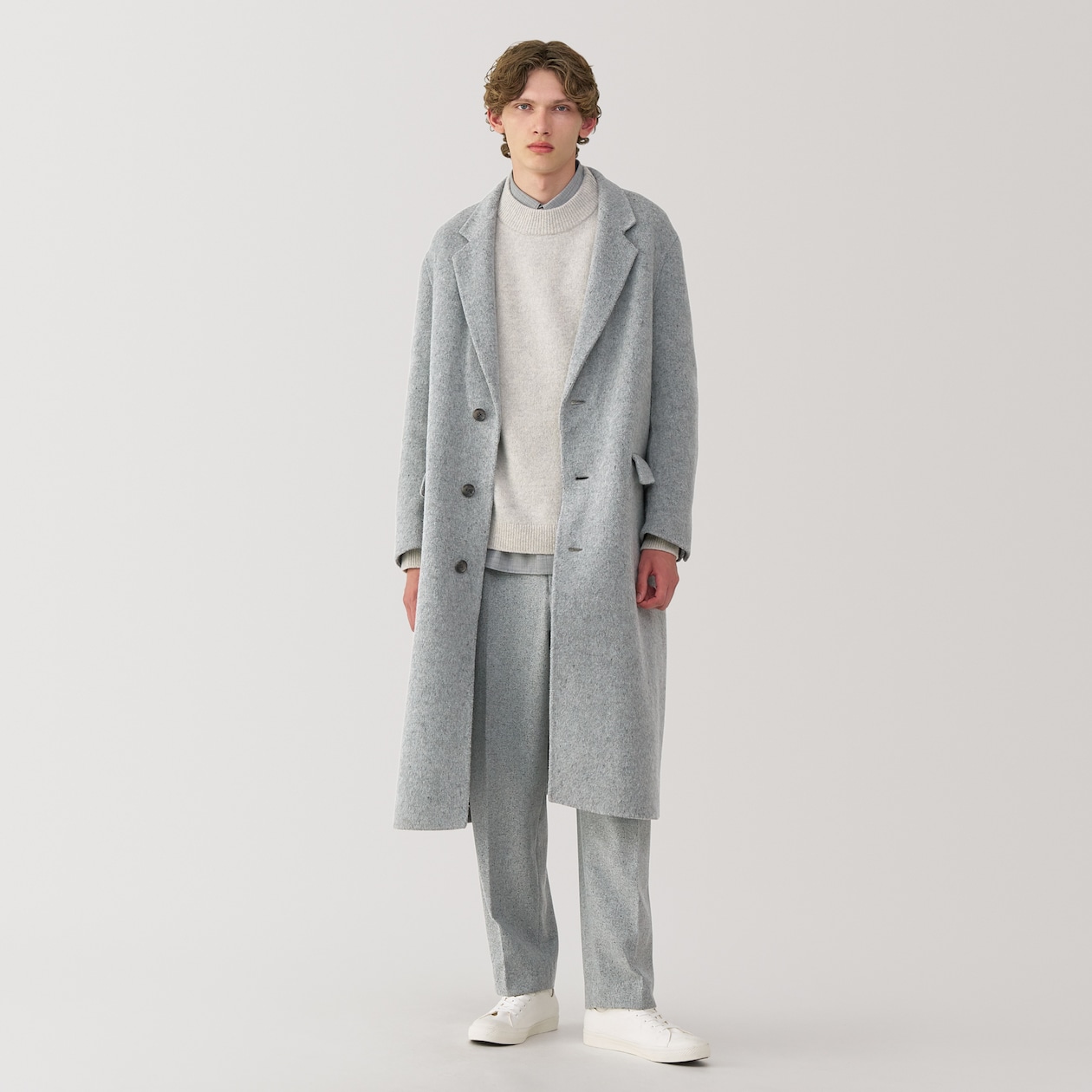 紳士 カシミヤ混チェスターコート | 無印良品