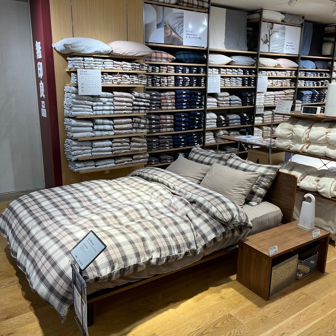 Muji bedding store